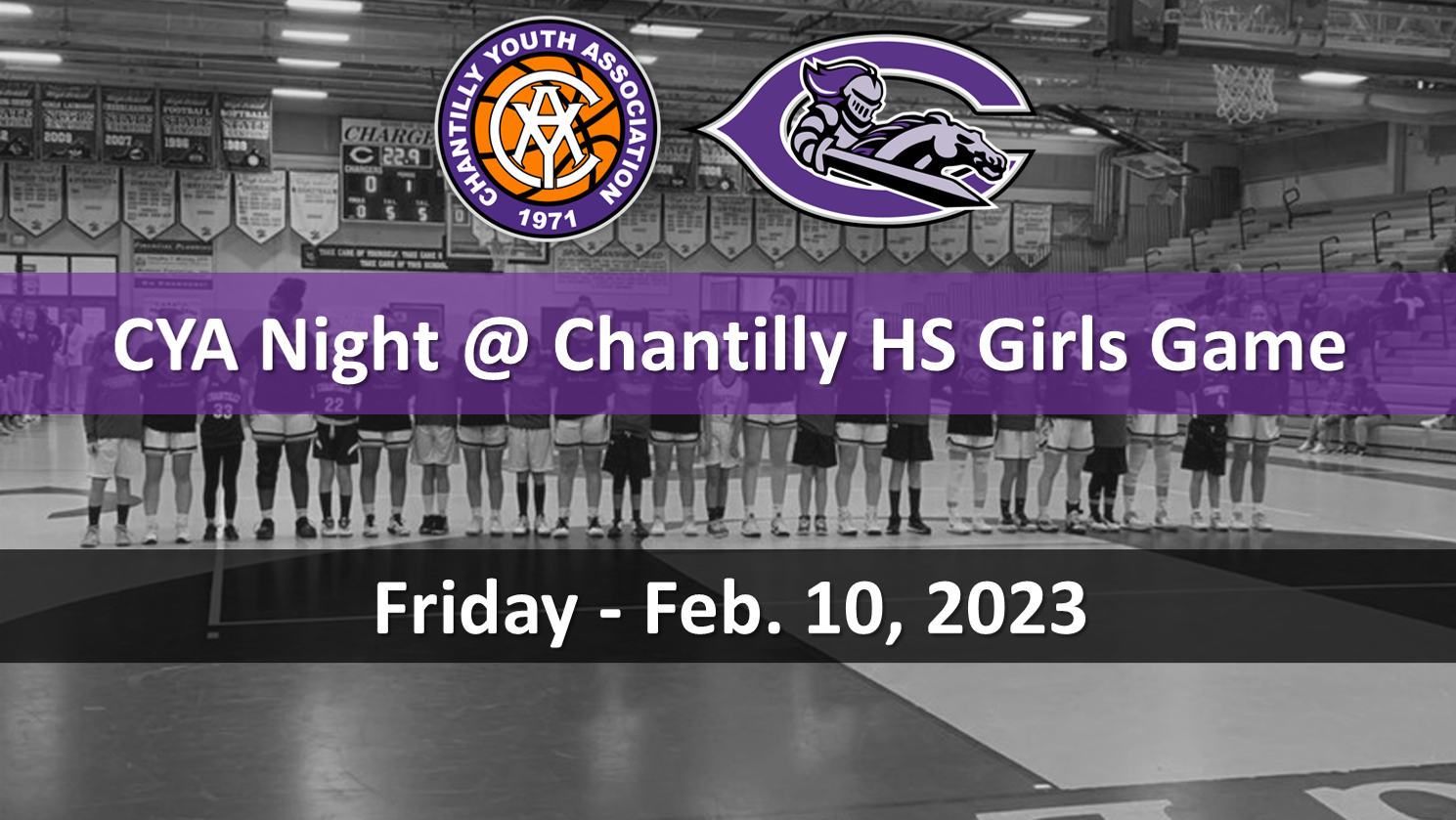 CYA Girls Night 2023 | Chantilly Youth Association - Basketball
